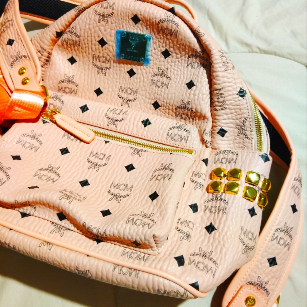 Mcm Pink Backpack - Gem